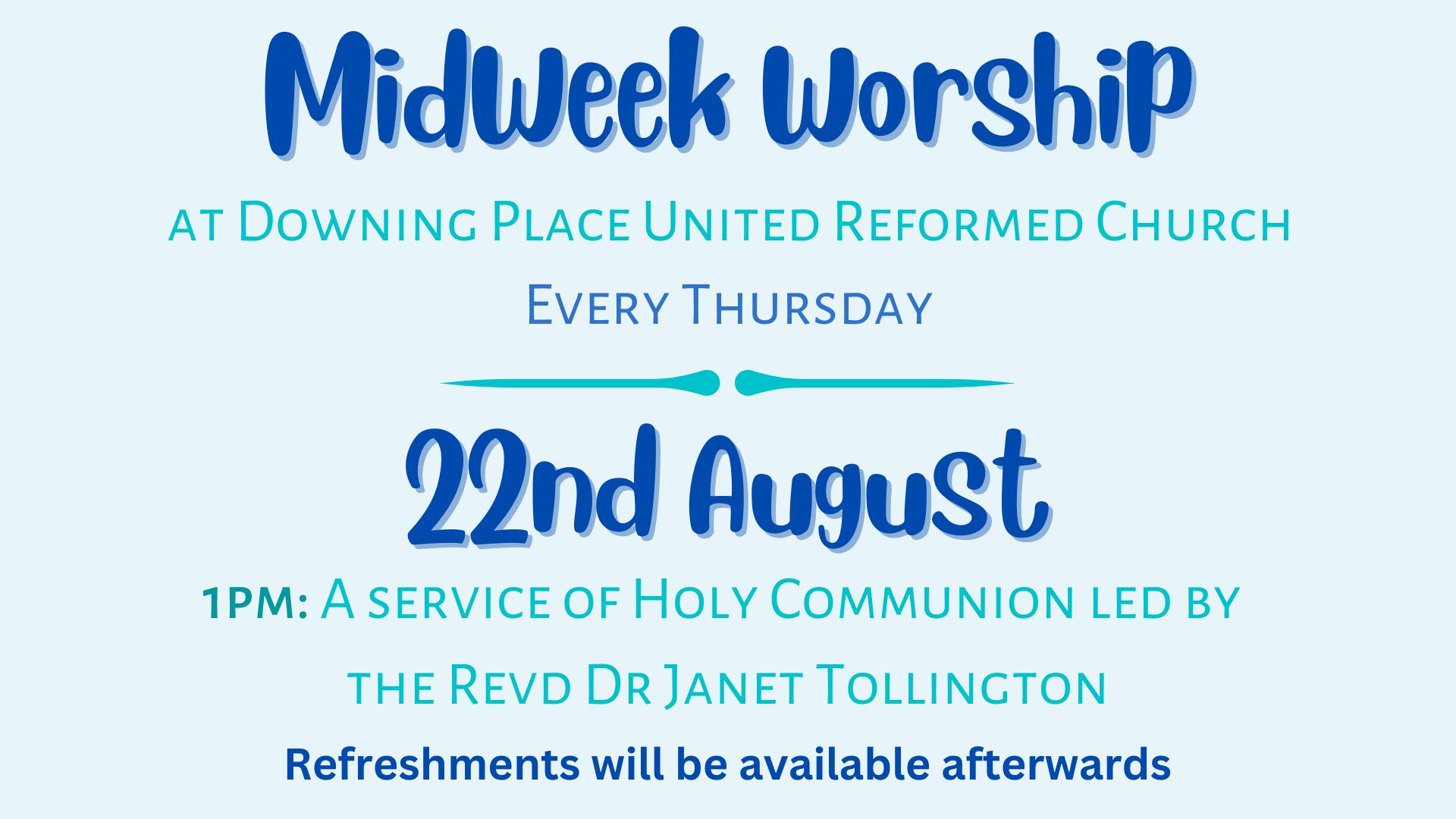 Home - Downing Place URC